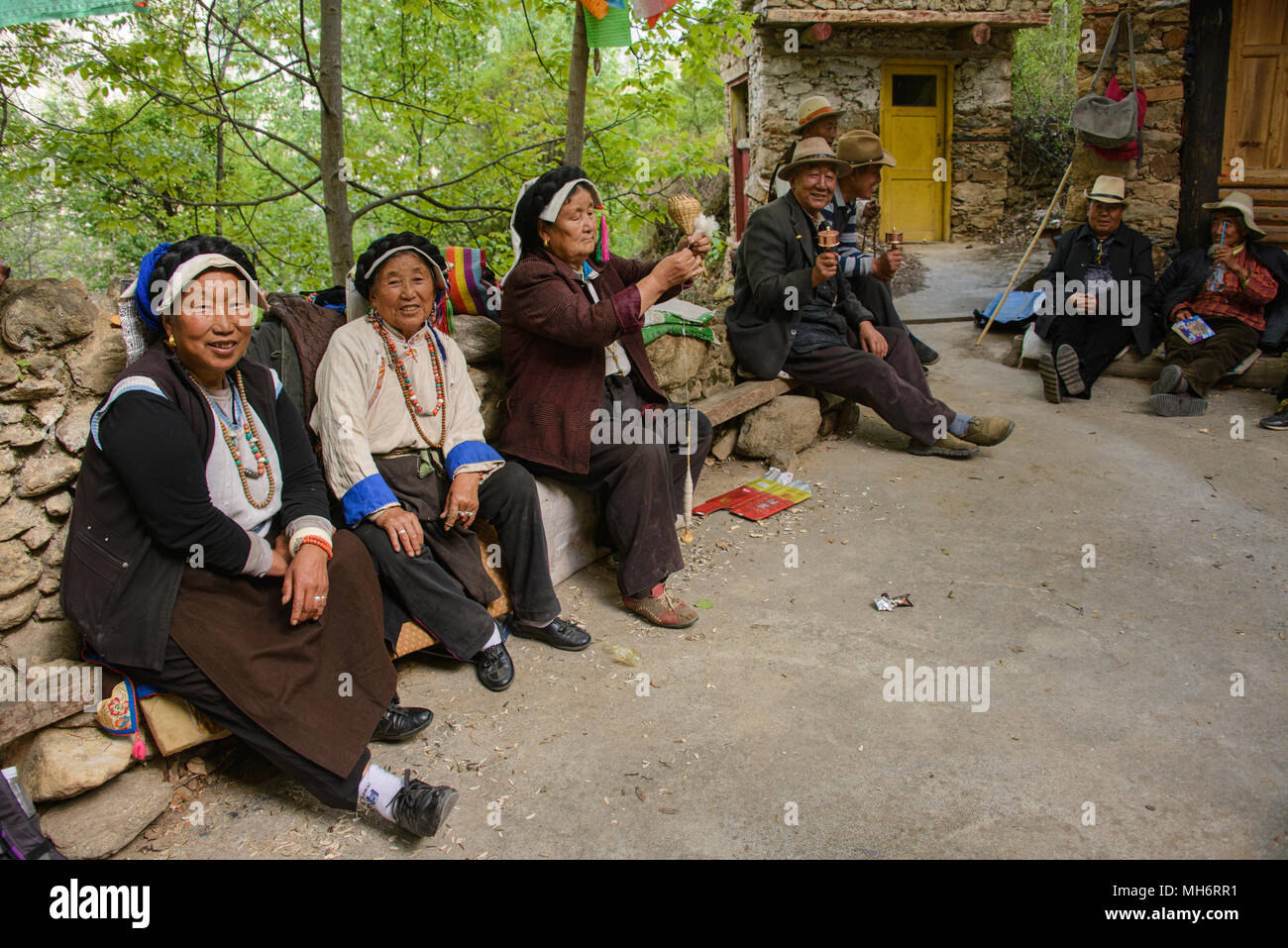 Elderly Tibetans High Resolution Stock Photography and Images - Alamy