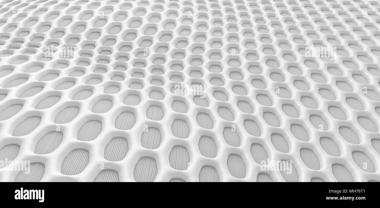 Mesh knitted fabric, 3d render weaving fiber for design uses, closeup ...