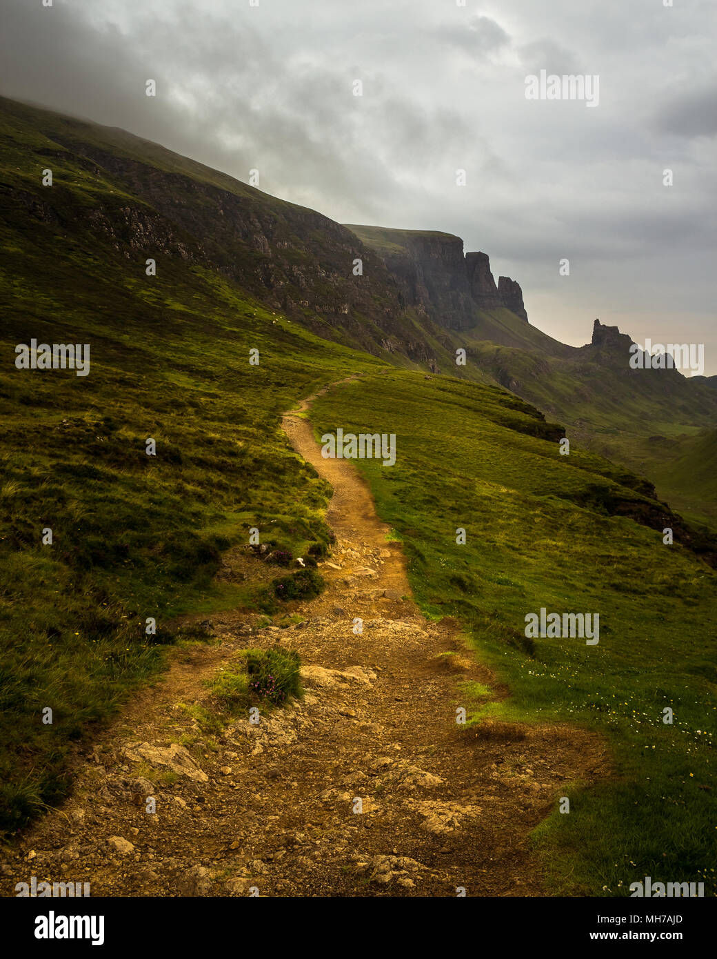 Hiking Path in Scottish Highlands Stock Photo - Alamy