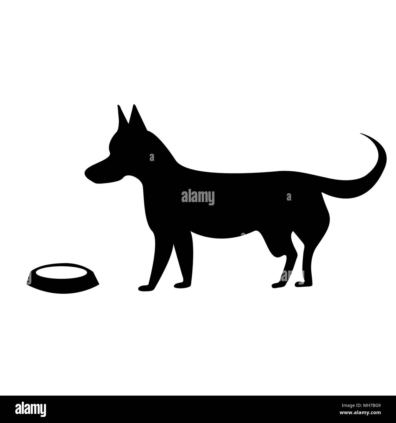 Empty plate cartoon vector Cut Out Stock Images & Pictures - Alamy