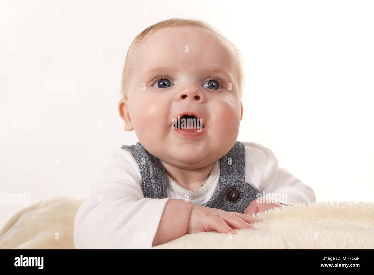 3 month old baby boy Stock Photo - Alamy