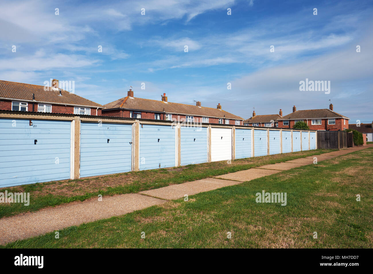 Different colour houses hi-res stock photography and images - Alamy