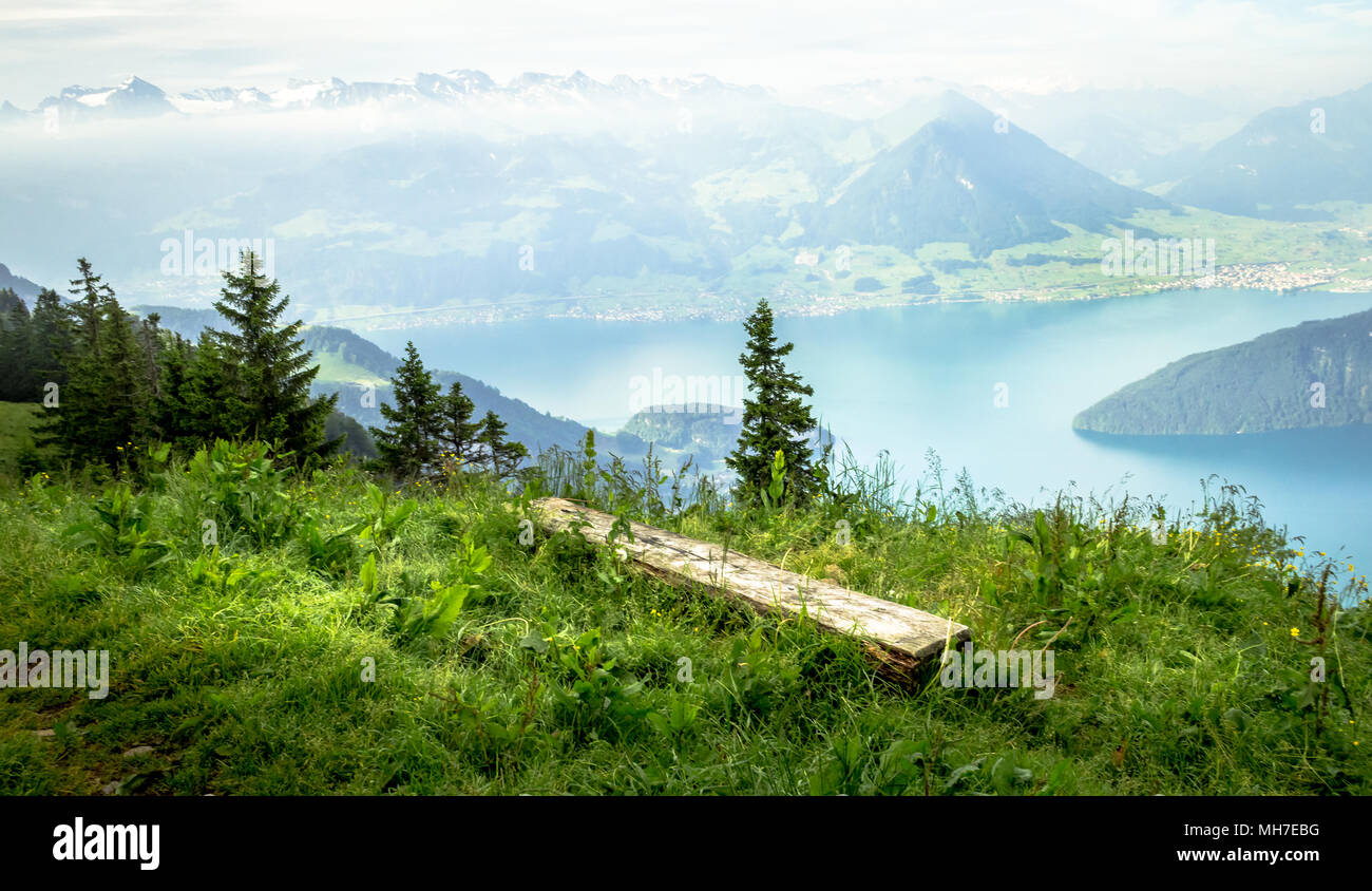 Swiss Alp Mountain View Stock Photo - Alamy