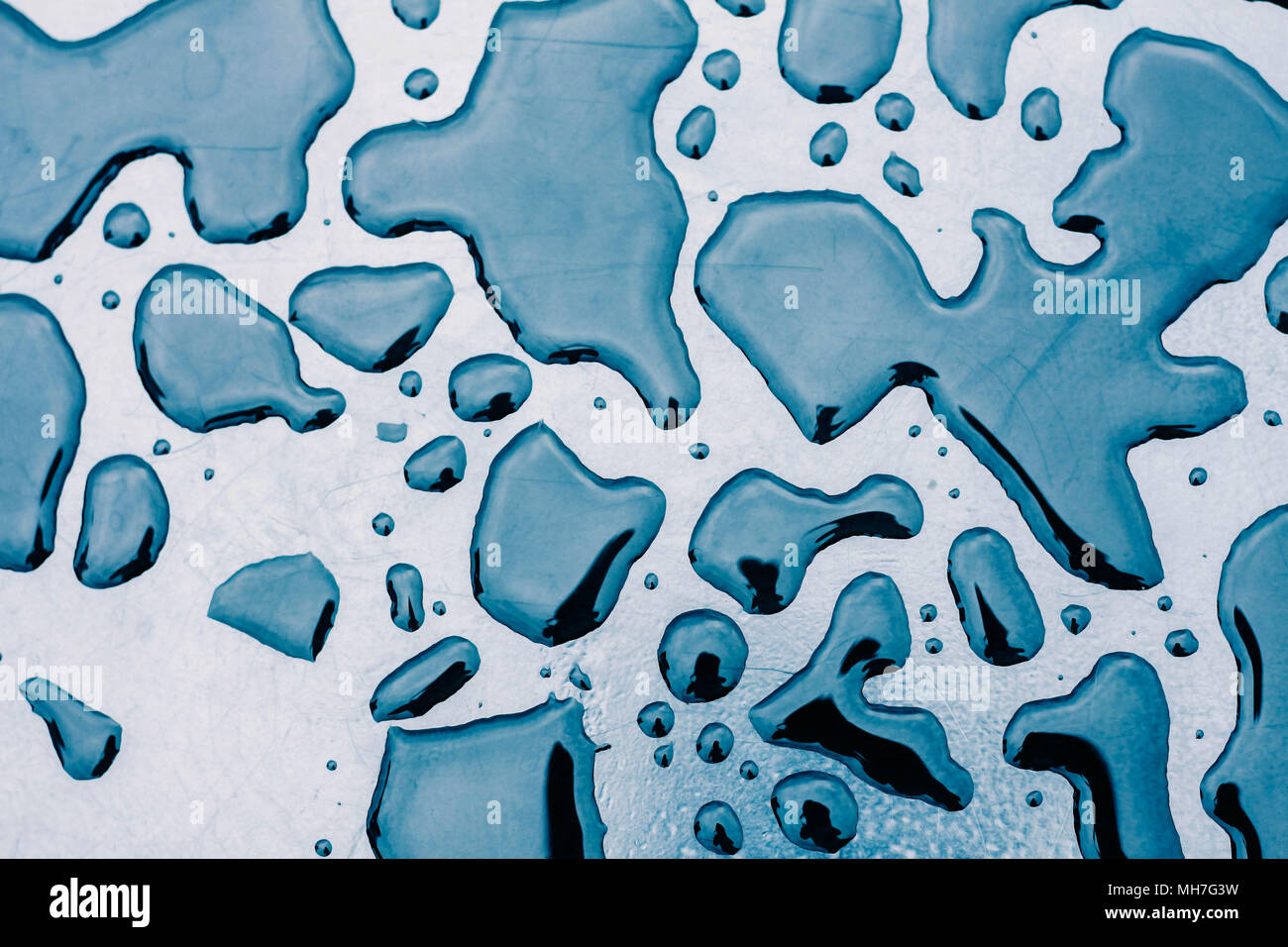 Water droplets and shadows on the rock with of surface Stock Photo - Alamy
