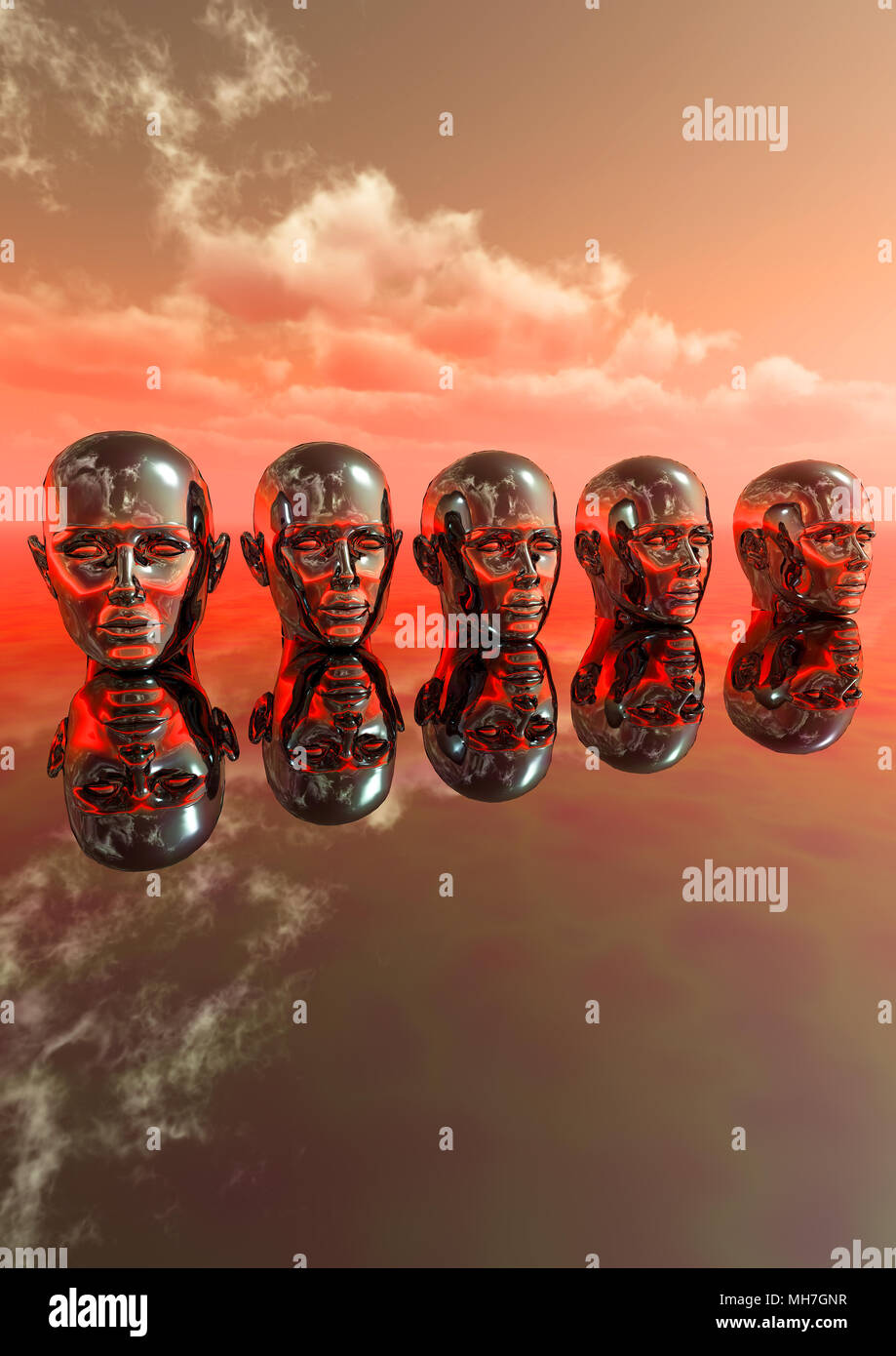 Creation of adam robot hi-res stock photography and images - Alamy