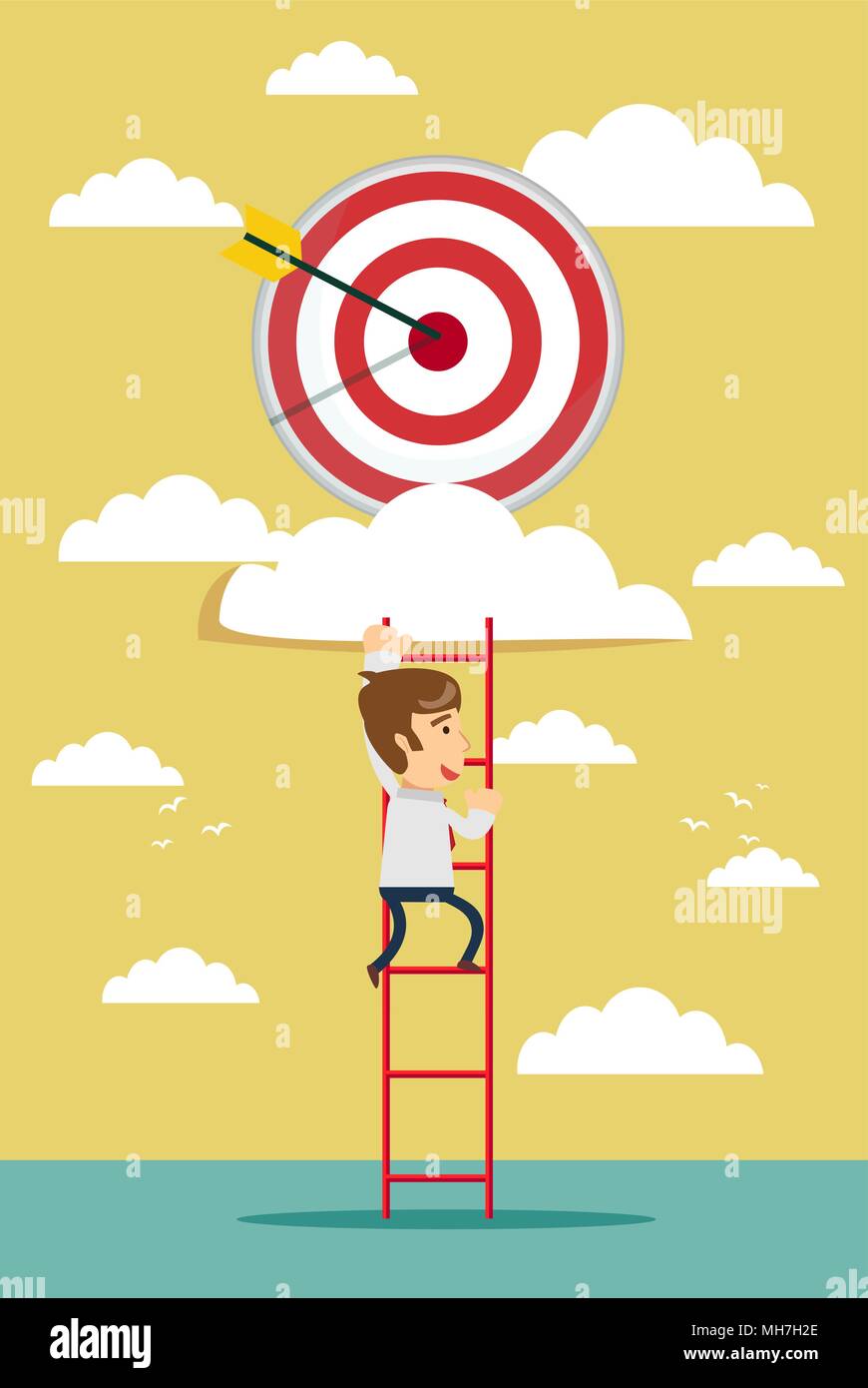 High ambitions Stock Vector Images - Alamy