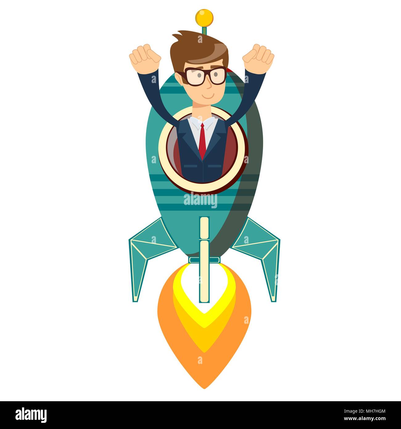 Accomplishment success Stock Vector Images - Alamy