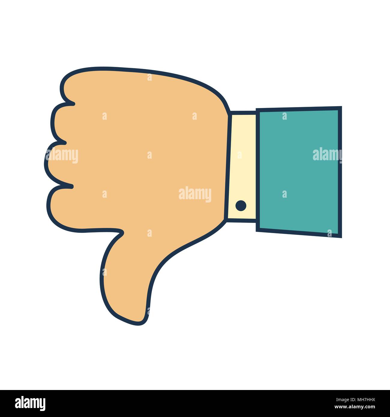 Vector thumb down icon Stock Vector Image & Art - Alamy