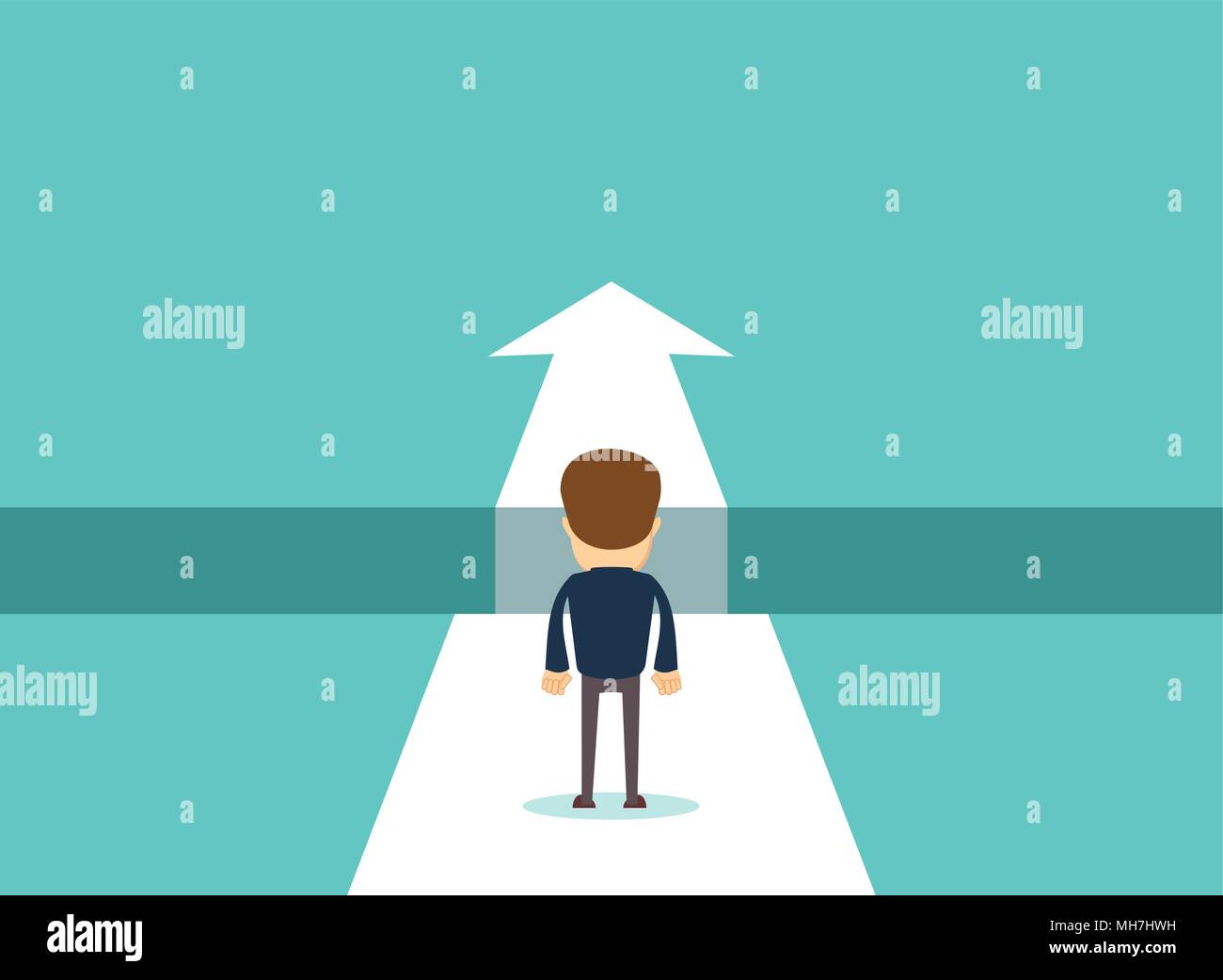 Business challenge background Stock Vector Images - Alamy