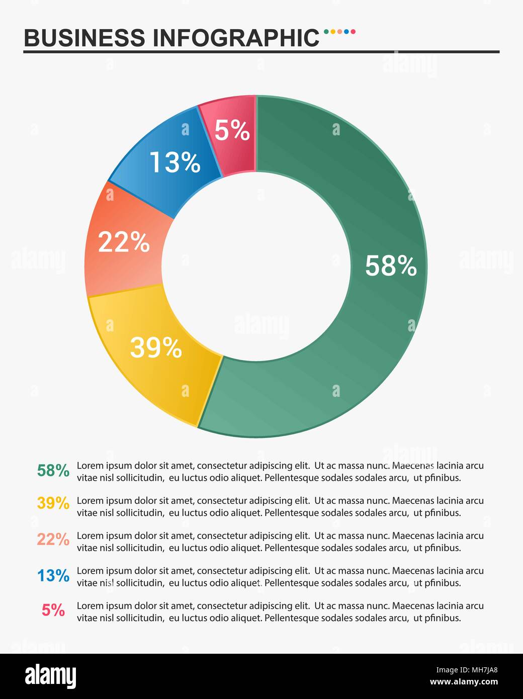 Graph pie chart 3d Stock Vector Images - Alamy