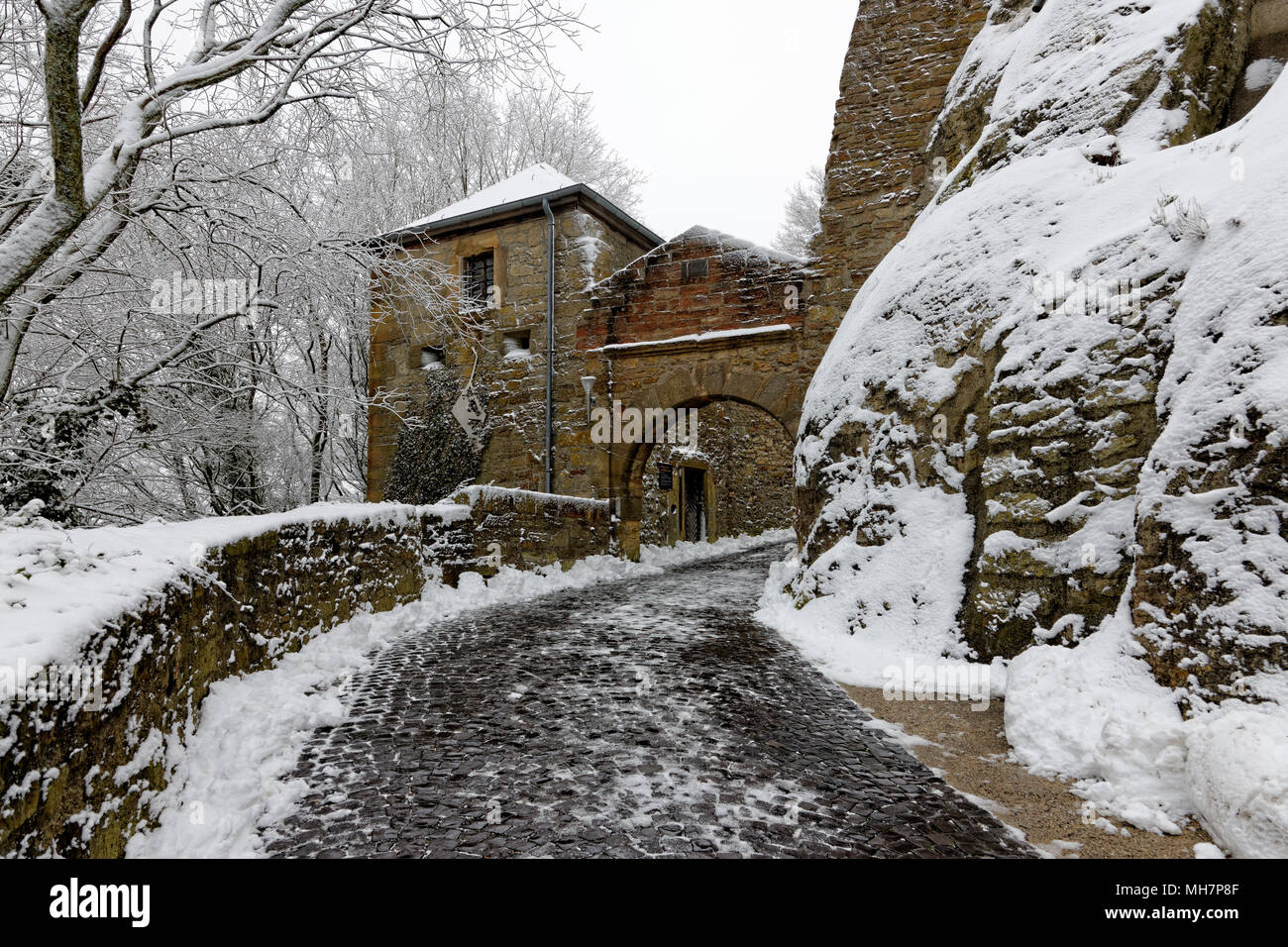 Waldeck Castle. Schloss Waldeck Stock Photo - Alamy