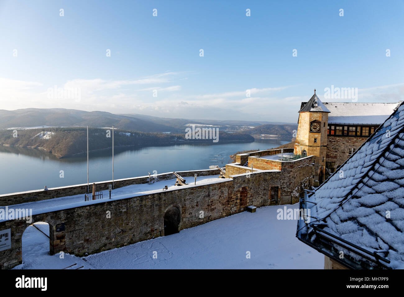 Waldeck Castle. Schloss Waldeck Stock Photo - Alamy