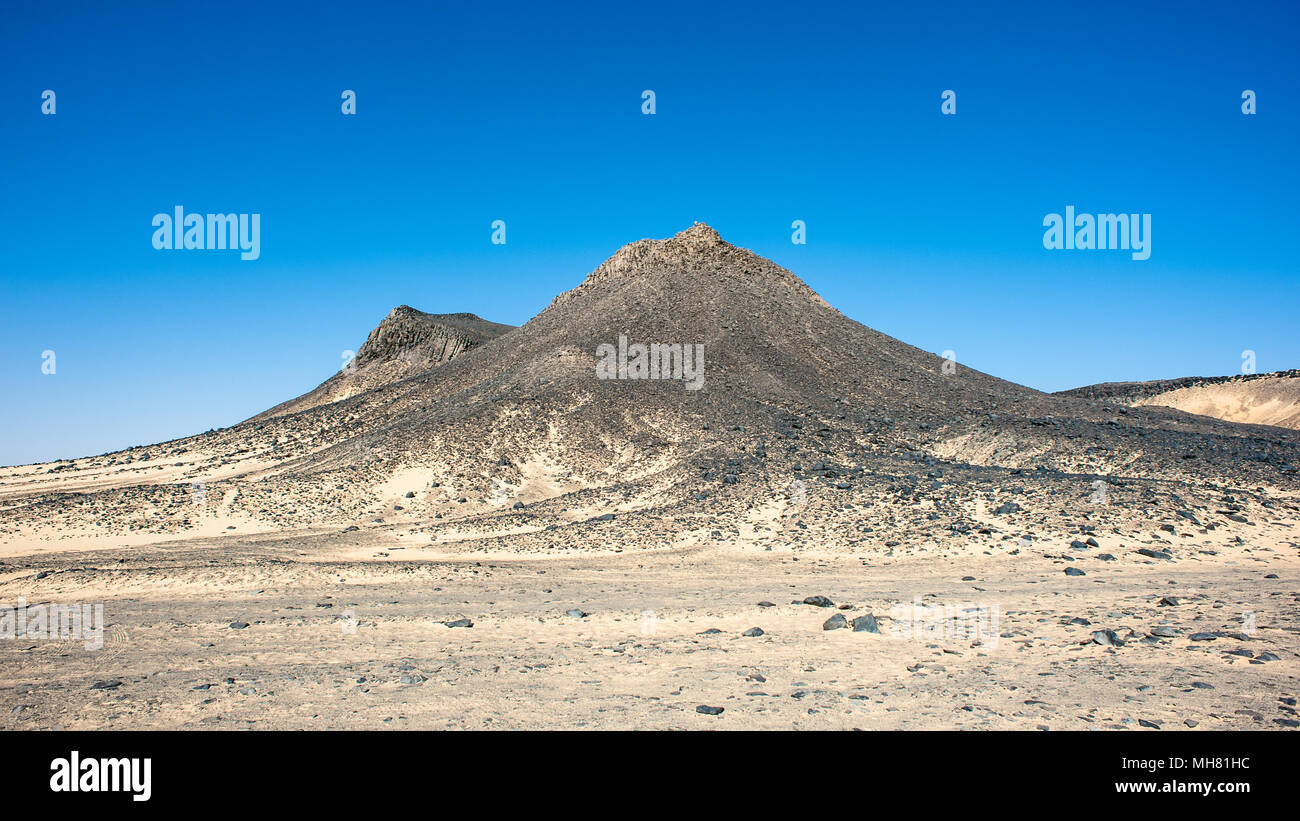 Black desert, Bahariya Oasis area, Egypt, Africa Stock Photo - Alamy