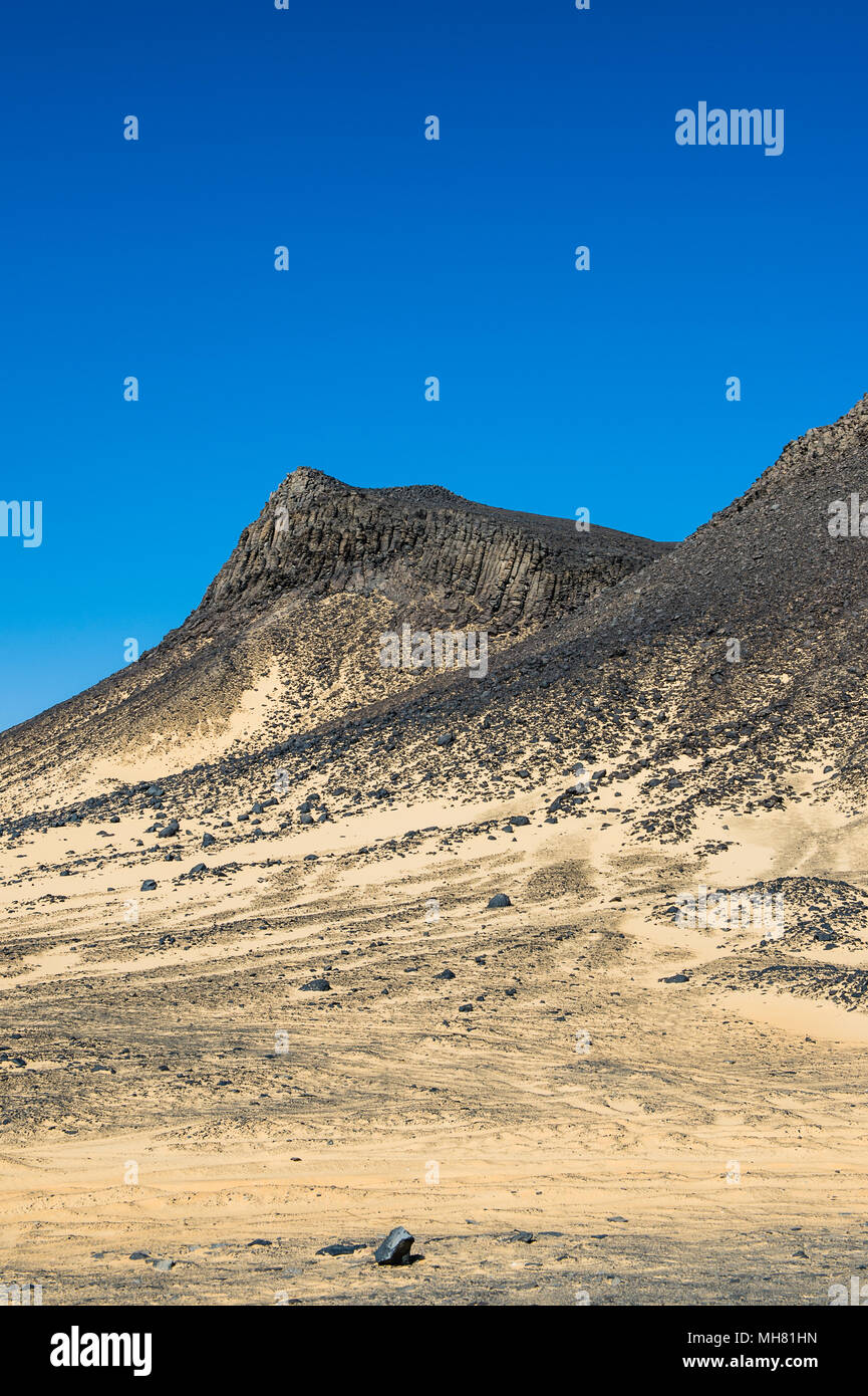 Black desert, Bahariya Oasis area, Egypt, Africa Stock Photo - Alamy