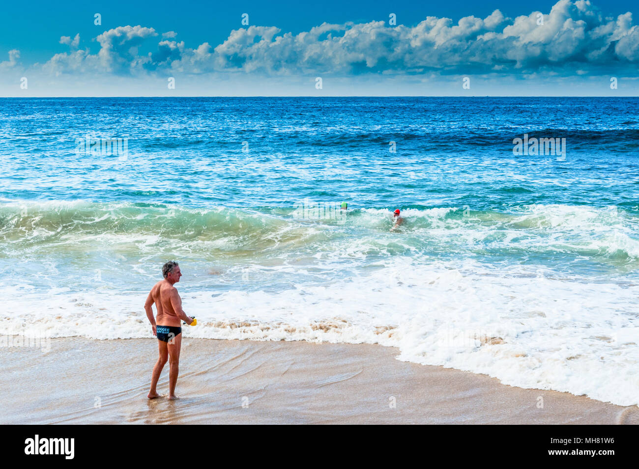 Beach swimmer hi-res stock photography and images - Alamy