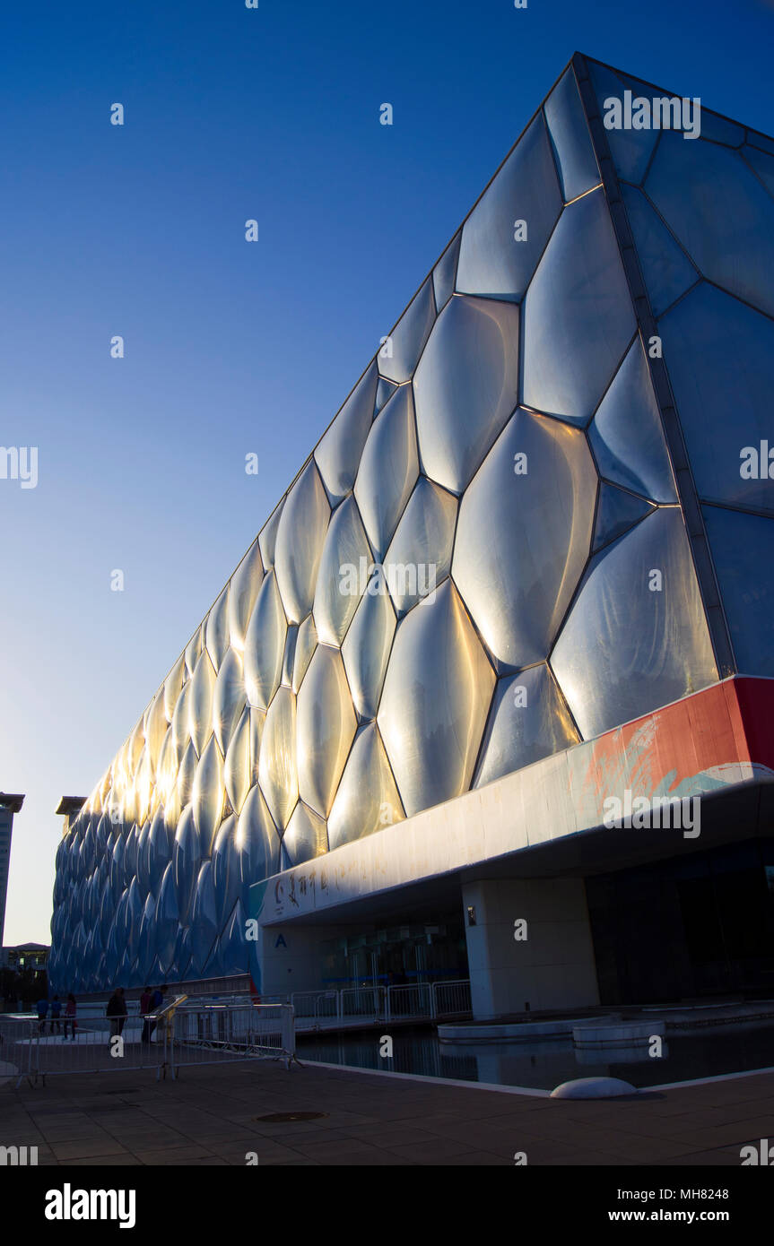 The Beijing National Aquatics Center, colloquially known as the Water ...