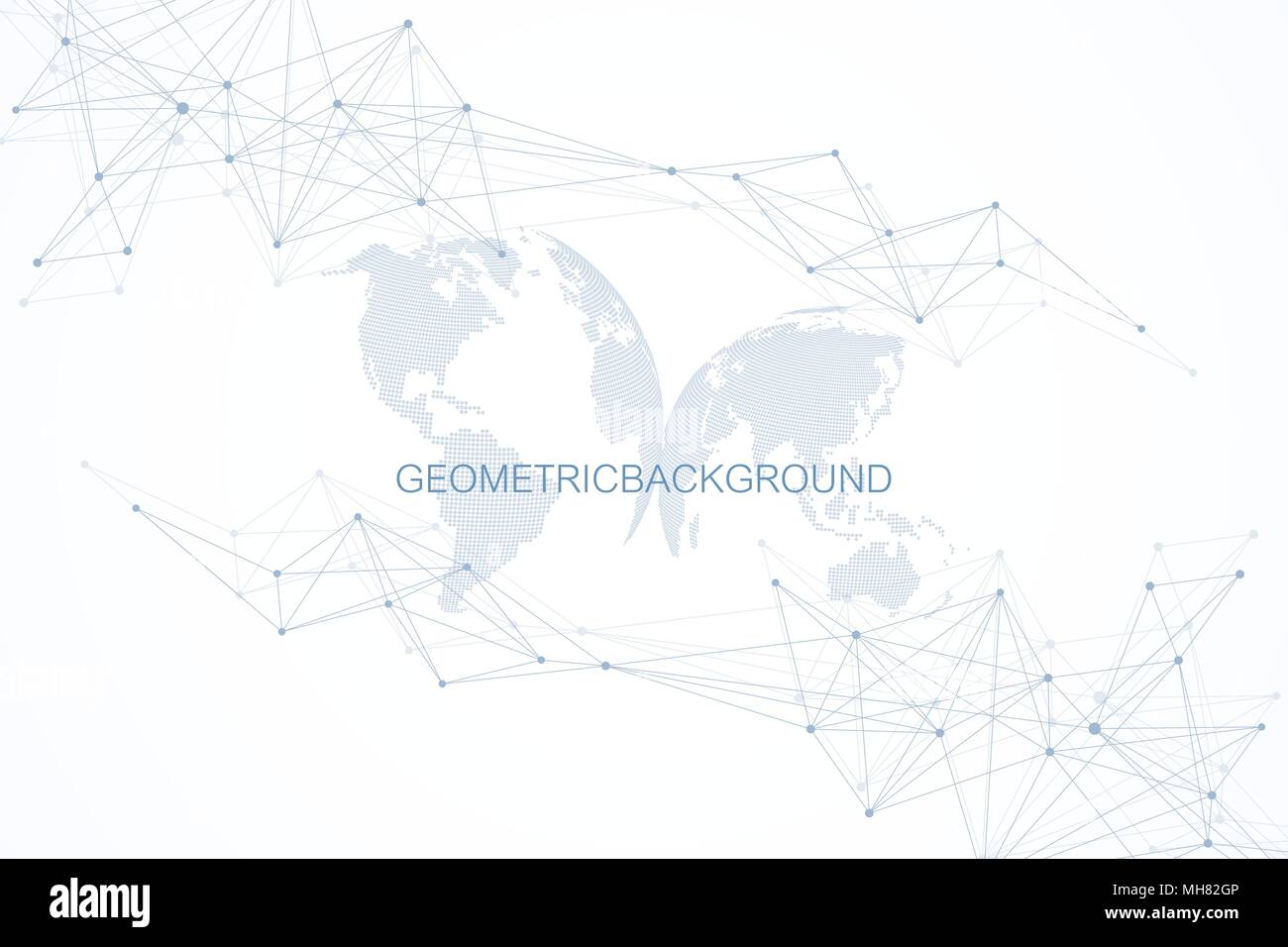 Abstract cloud computing background and networks concept with earth ...