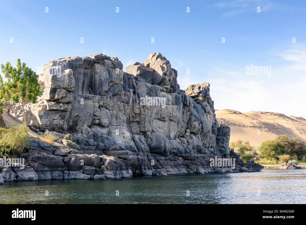 Nature of the Nile in Egypt Stock Photo - Alamy