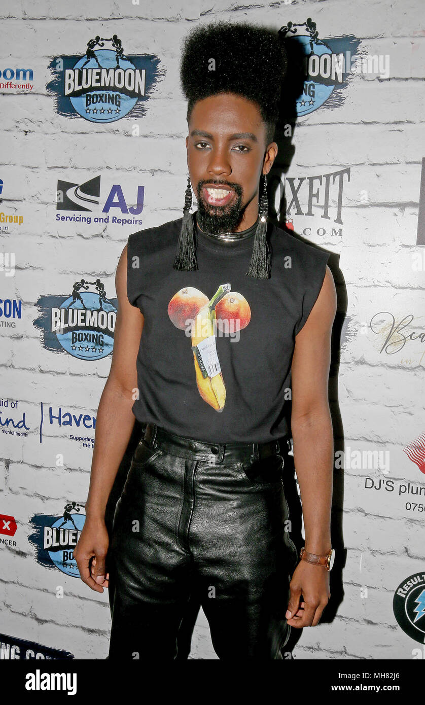 Big Brother star Chanelle McLeary and Heavy D attend the Blue Moon Bash ...