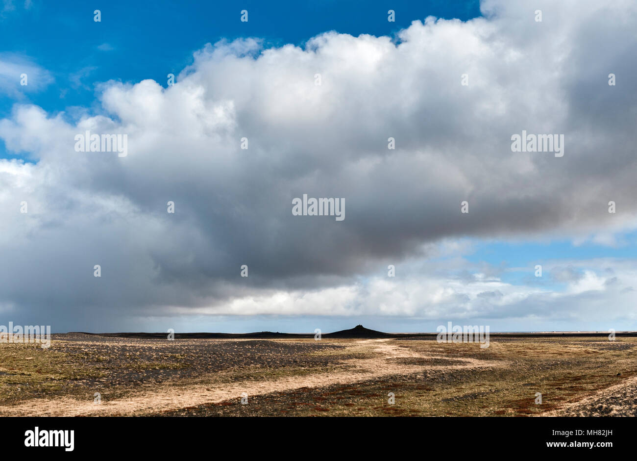 South Iceland, near Kirkjubæjarklaustur on the Ring Road. An area of ...