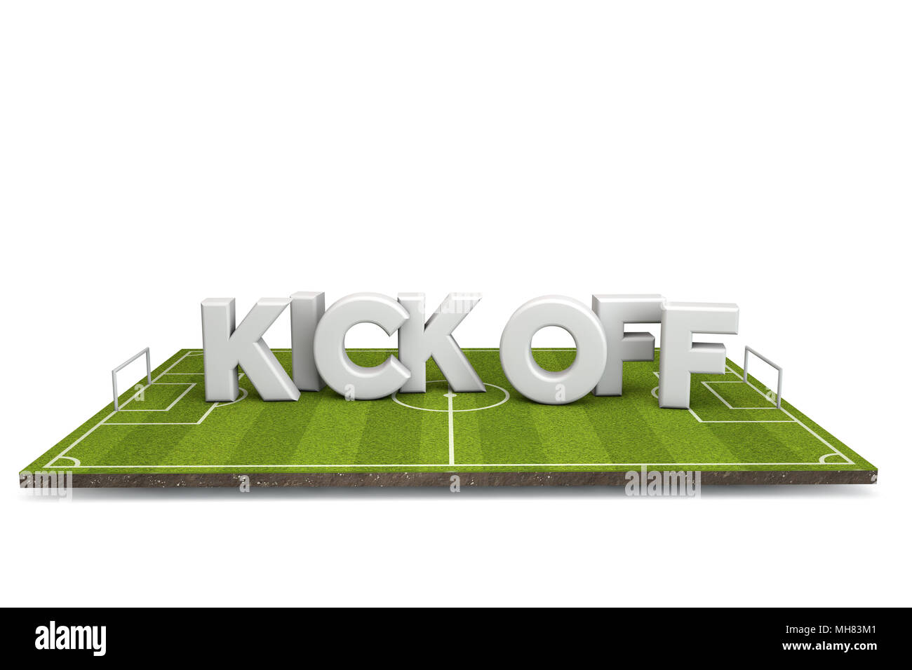 Kick off word Cut Out Stock Images & Pictures - Alamy