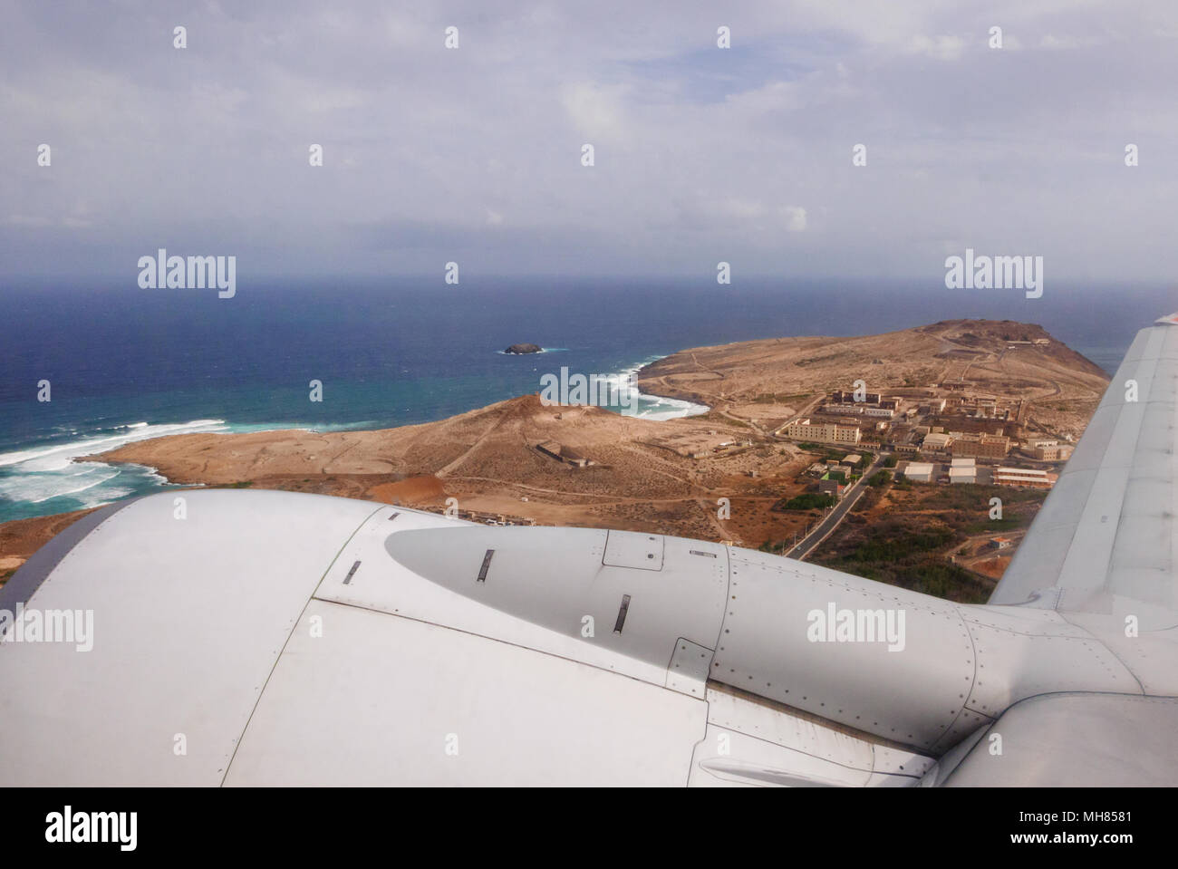 Jet engine above mountains aerial view hi-res stock photography and ...