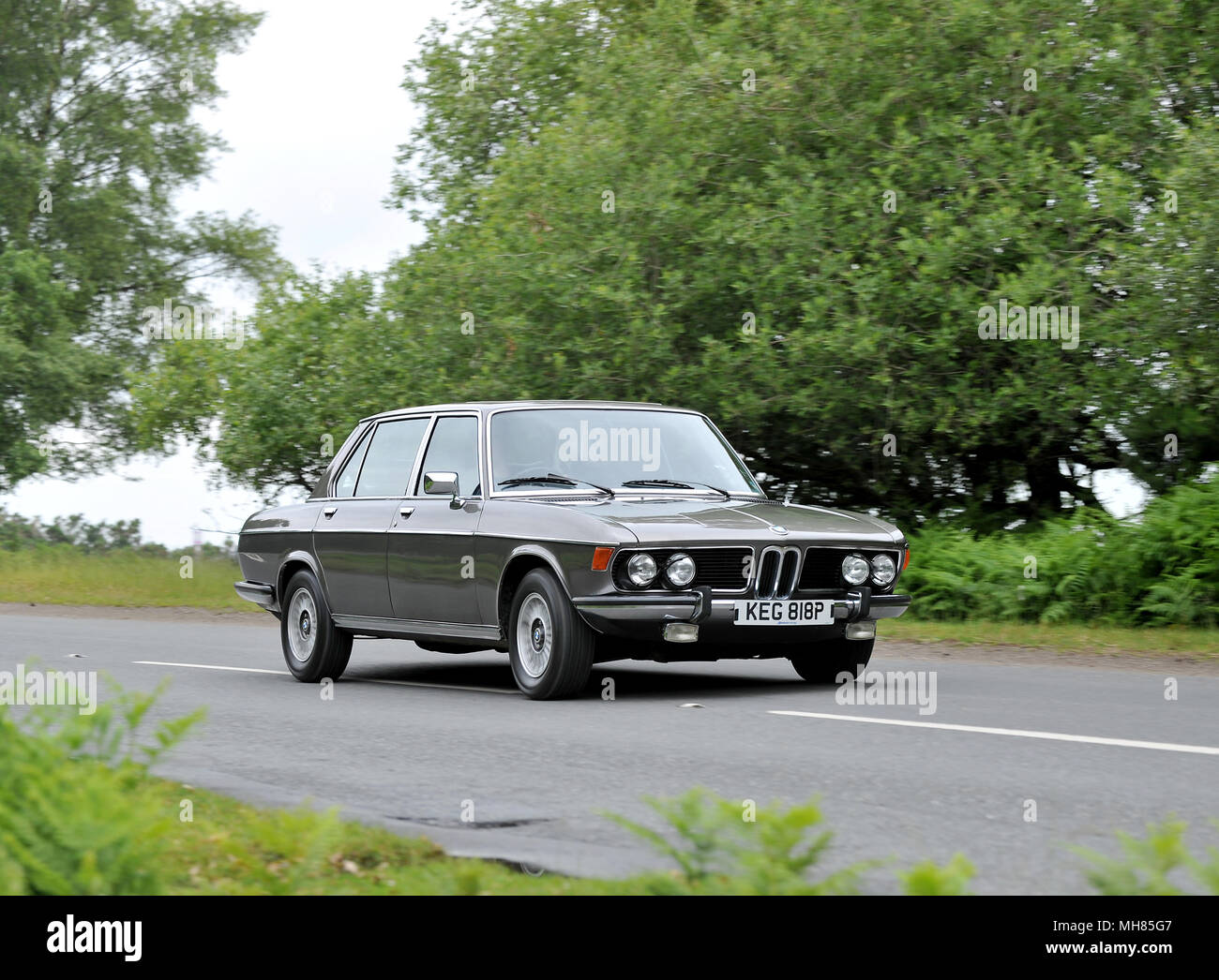 1975 BMW 3.3L E3 classic German luxury saloon car Stock Photo - Alamy