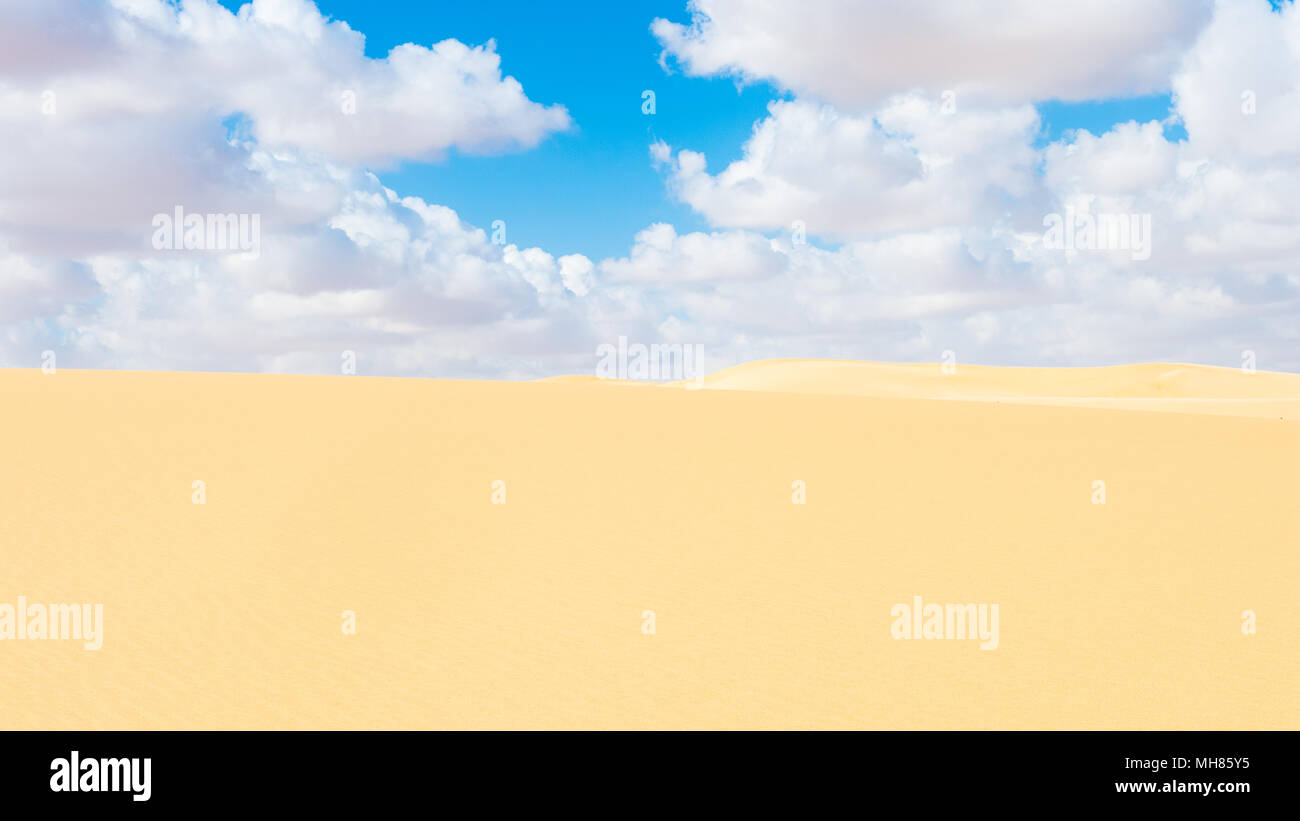 Beautiful sand dunes in the Sahara desert in Egypt Stock Photo - Alamy