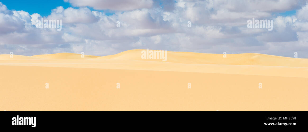 Beautiful sand dunes in the Sahara desert in Egypt Stock Photo - Alamy
