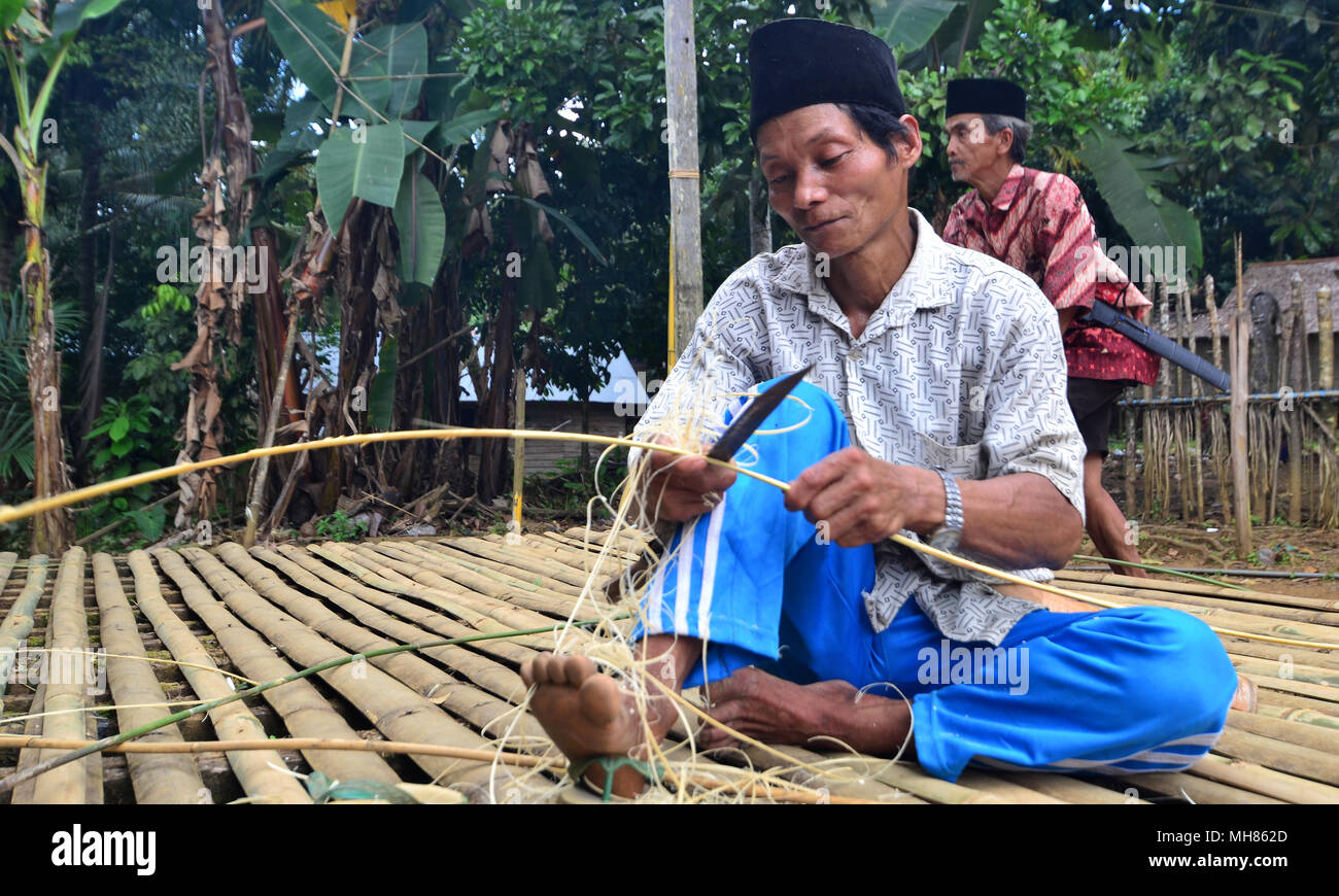 daily life of people living in the hinterland of the Meratus mountains ...
