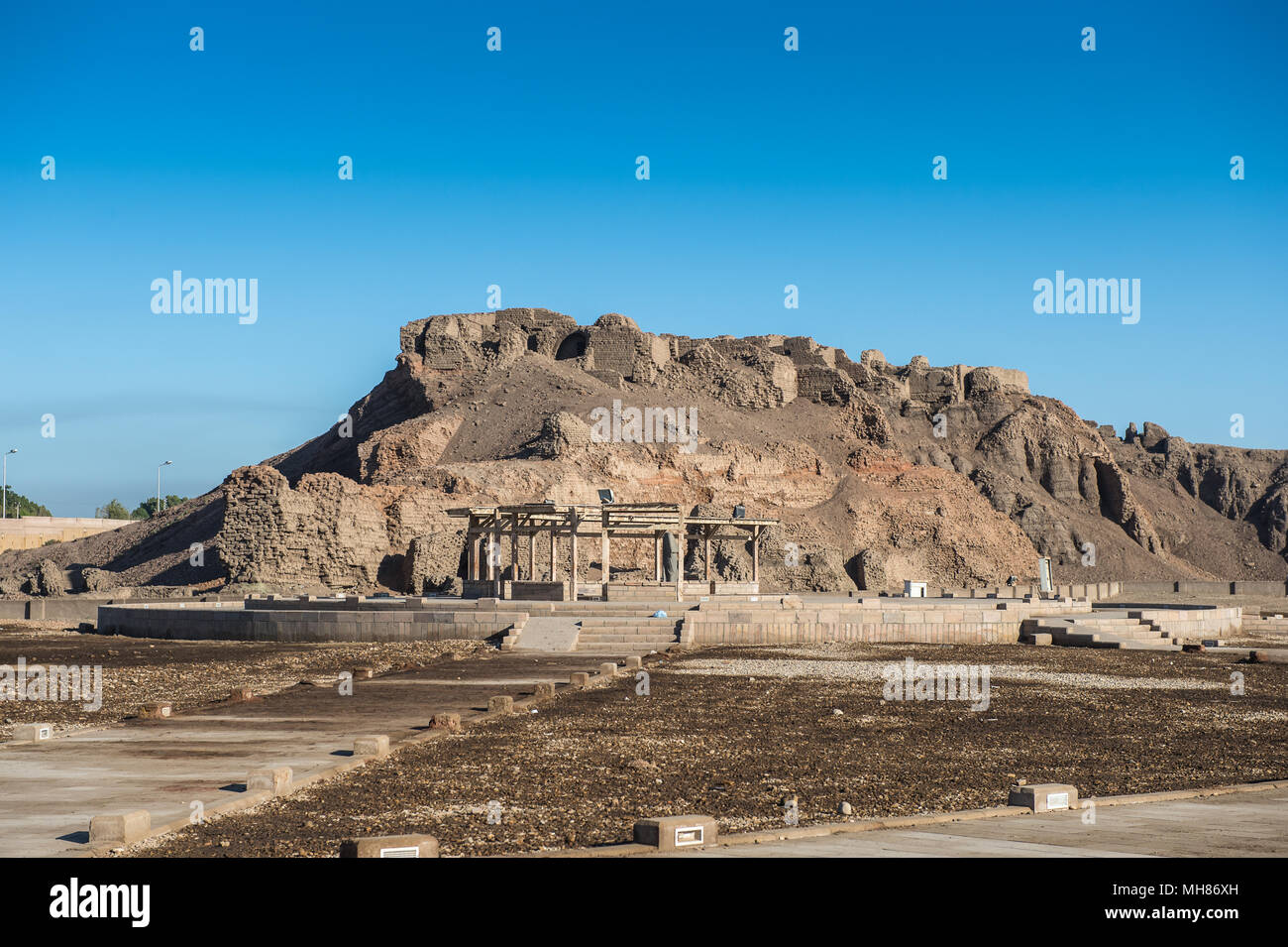 Ptolemaic Temple of Horus, Edfu (Idfu, Edfou, Behdet), Egypt Stock ...