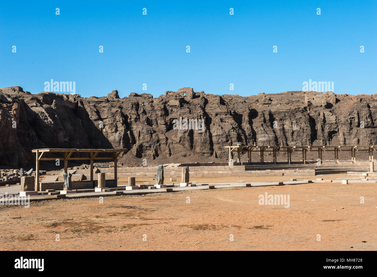 Ptolemaic Temple of Horus, Edfu (Idfu, Edfou, Behdet), Egypt Stock ...