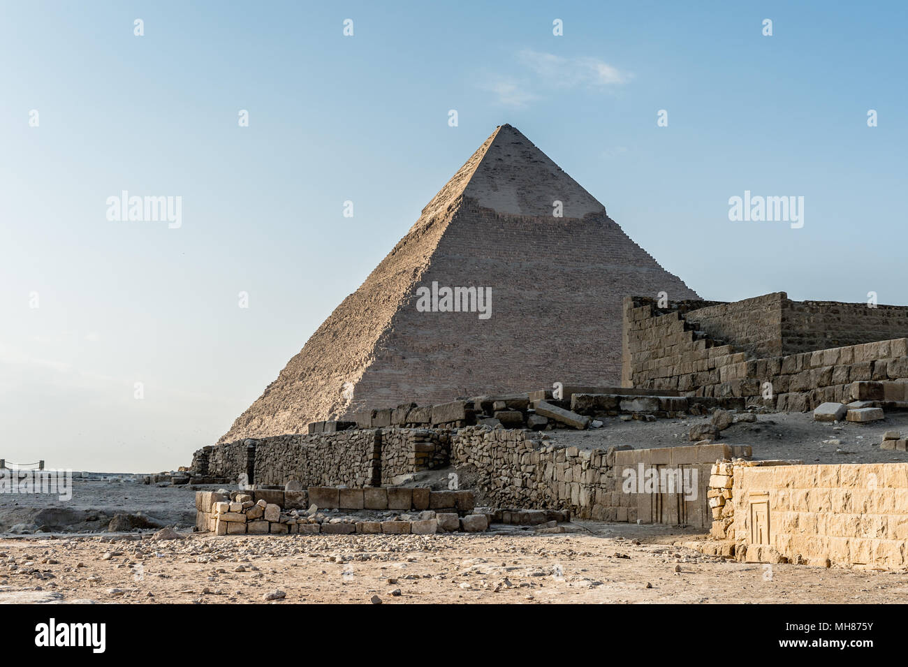Great Pyramid of Giza (Pyramid of Khufu or the Pyramid of Cheops), the ...