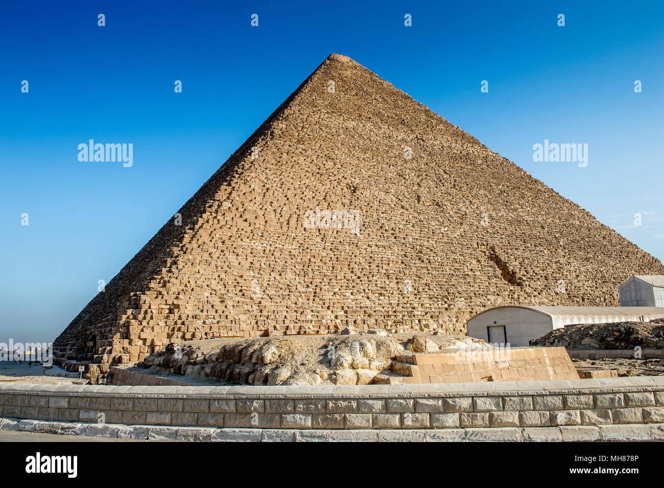 Great Pyramid of Giza (Pyramid of Khufu or the Pyramid of Cheops), the ...