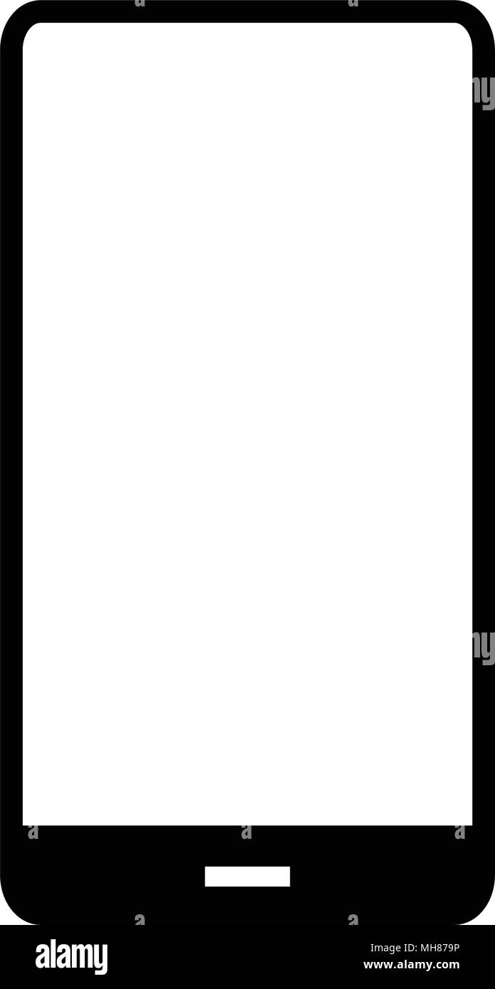 Mobile phone icon, vector icon on white background Stock Vector Image ...