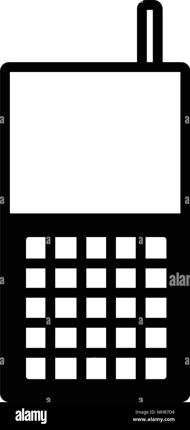 Mobile phone icon, vector icon on white background Stock Vector Image ...