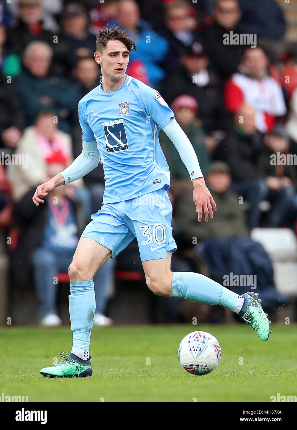 Coventry City's Tom Bayliss Stock Photo - Alamy
