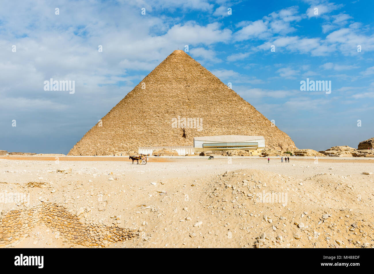 Great Pyramid of Giza (Pyramid of Khufu or the Pyramid of Cheops), the ...