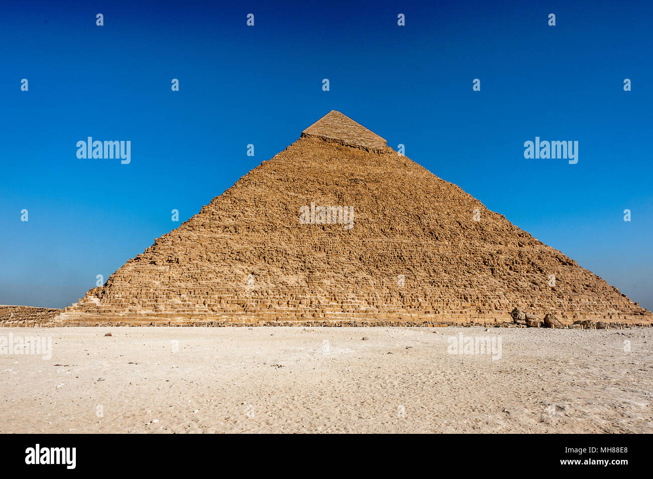 Pyramid of Khafre (Pyramid of Chephren), one of the Ancient Egyptian ...