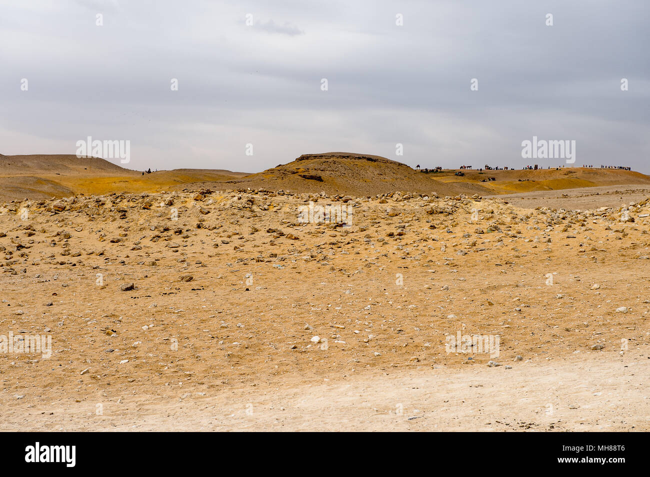 Ruins of the Great Pyramids at the Giza Necropolis, Giza Plateau, Egypt ...