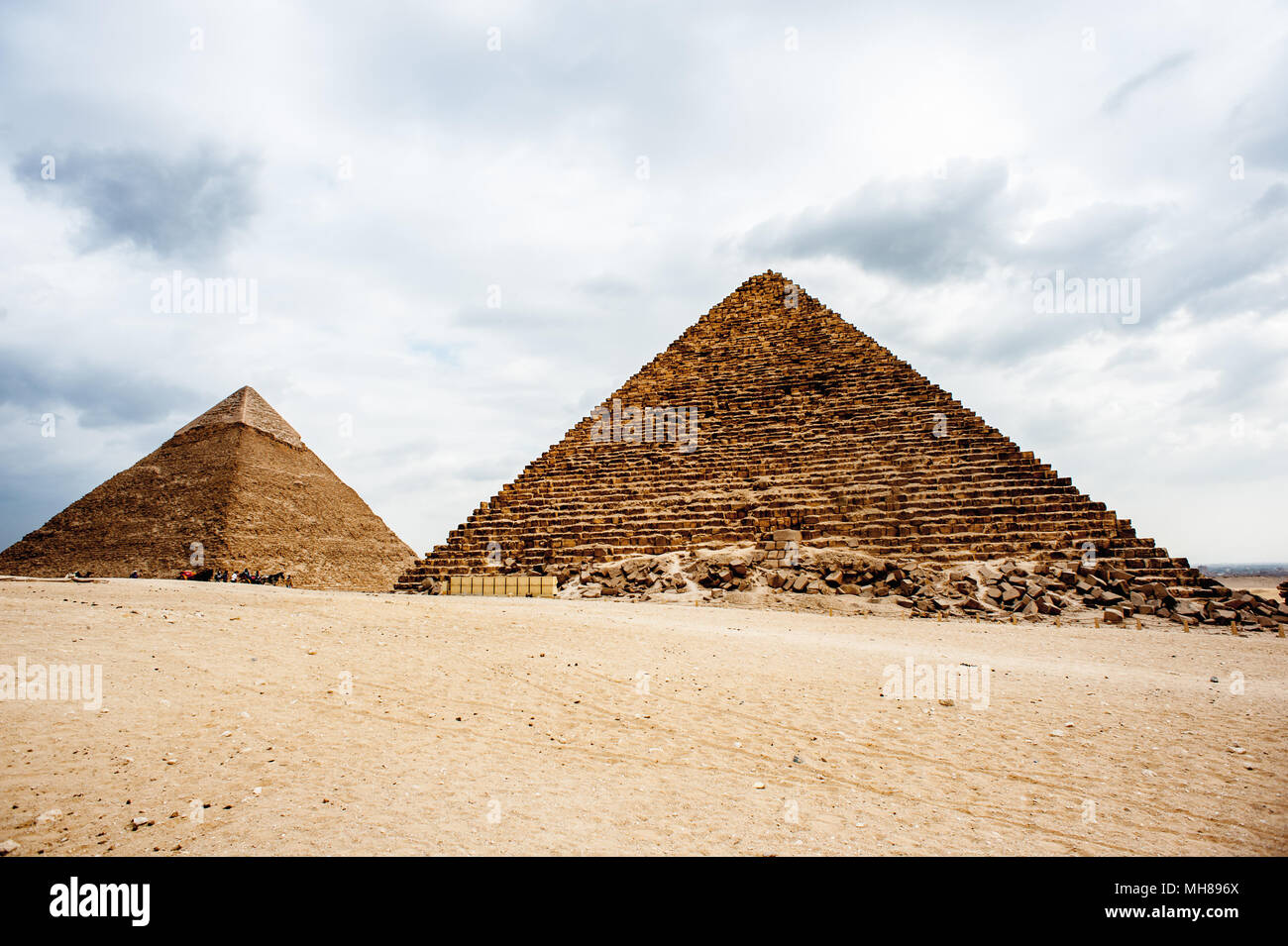 Ancient ruins of the Giza Necropolis, Giza Plateau, Egypt. UNESCO World ...
