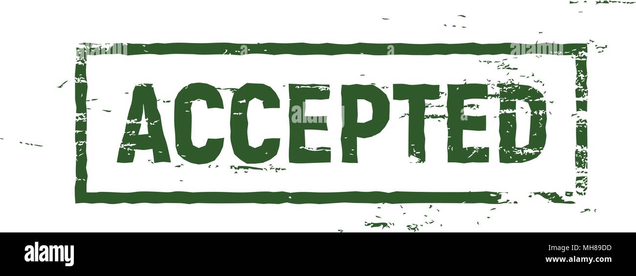 Accepted Stamp Green