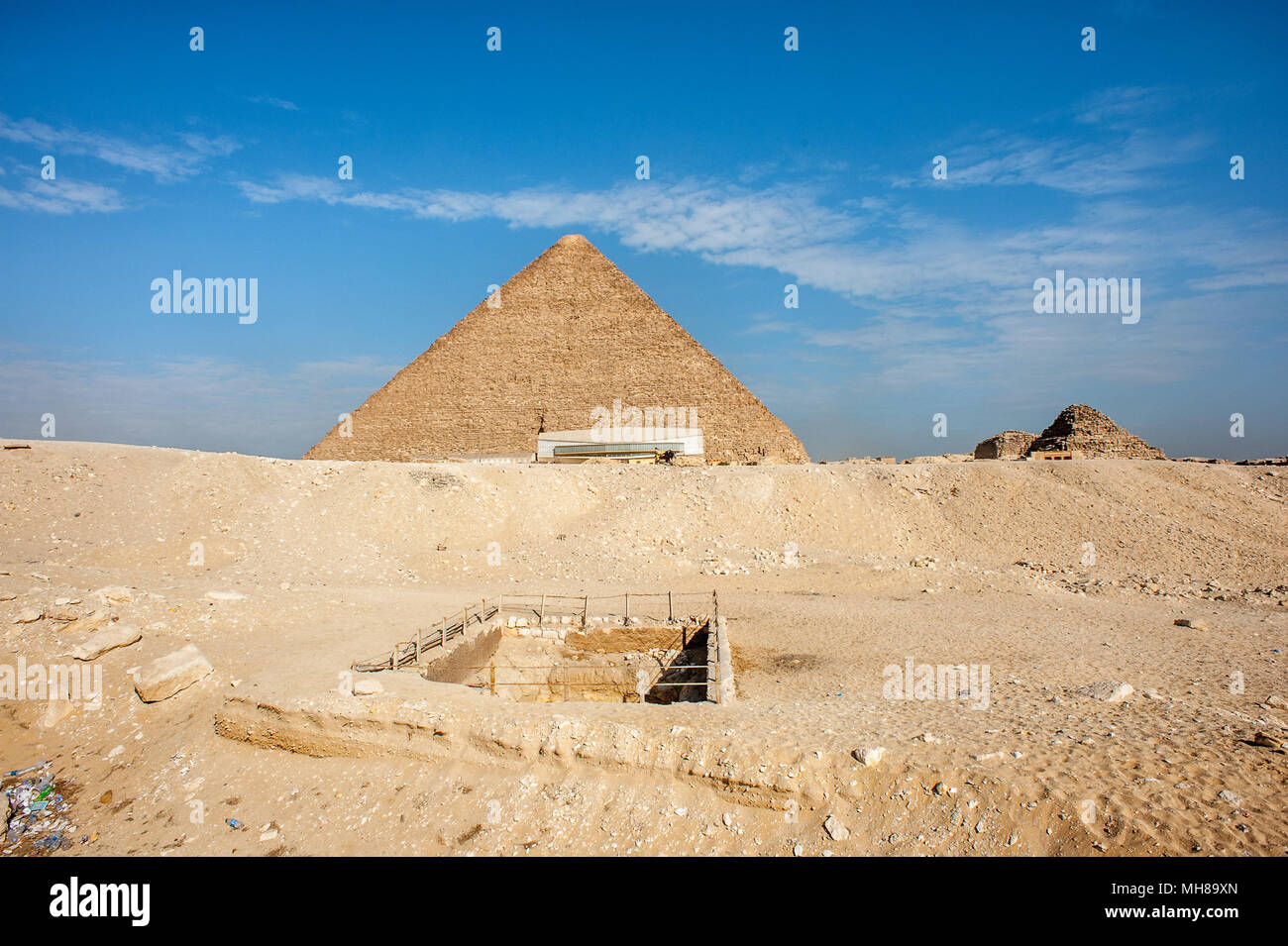 Great Pyramid of Giza (Pyramid of Khufu or the Pyramid of Cheops), the ...