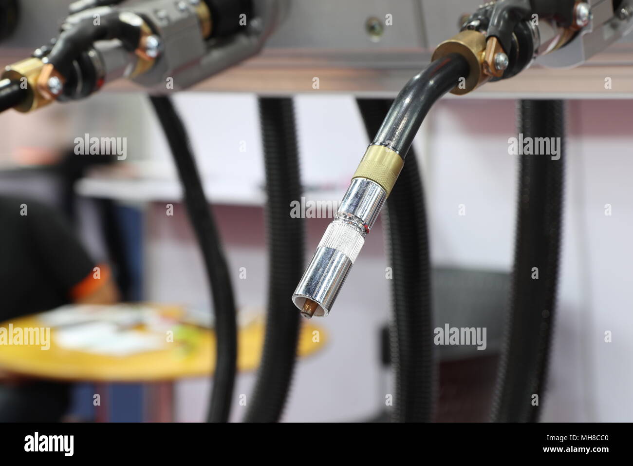 the industrial torch tip for welding Stock Photo - Alamy