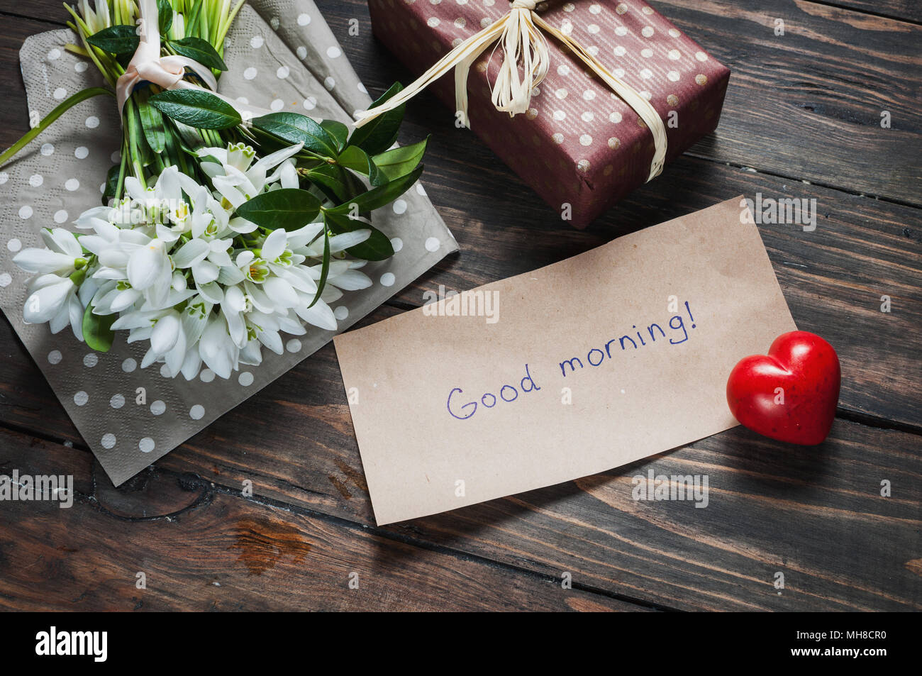 Good morning note hi-res stock photography and images - Alamy