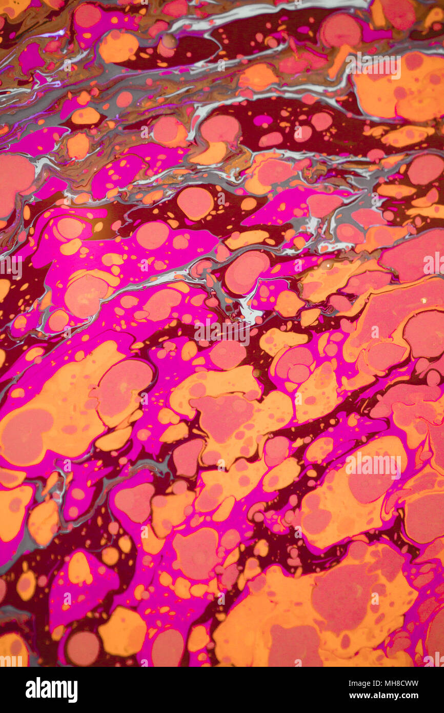Traditional marbling artwork patterns as colorful abstract background ...