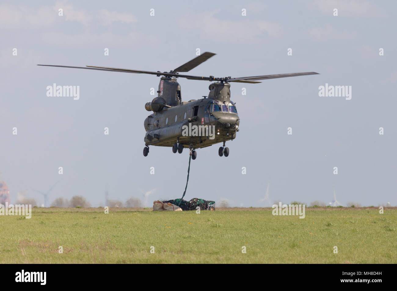 BERLIN / GERMANY - APRIL 28, 2018: Military transport helicopter ...