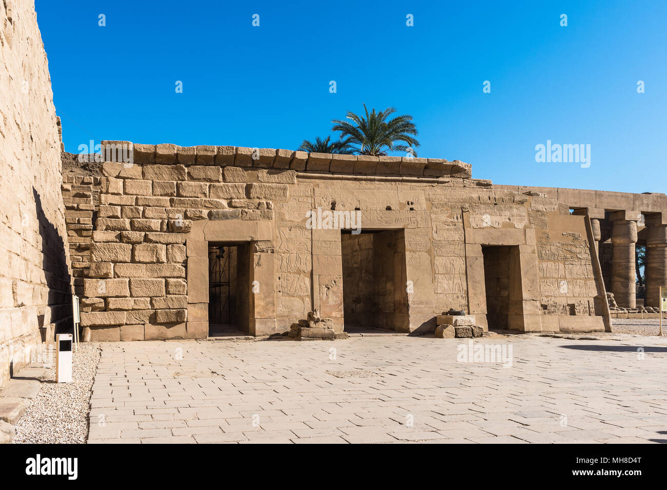 Part of the Karnak temple (Ancient Thebes with its Necropolis), the ...