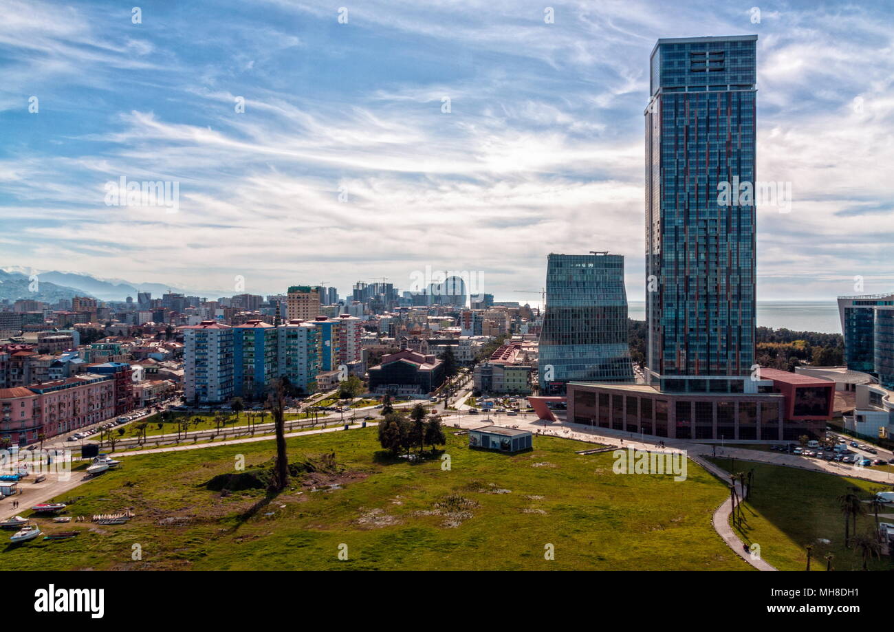 View on Batumi city from the port. Georgia Stock Photo - Alamy
