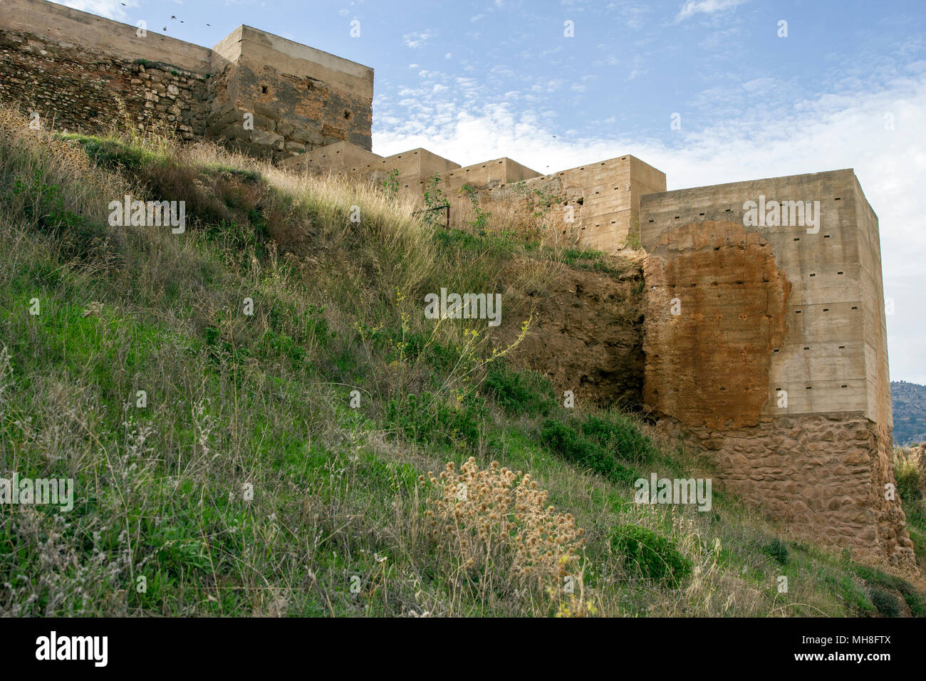 Castillo Arabe in Alora Spain Stock Photo - Alamy